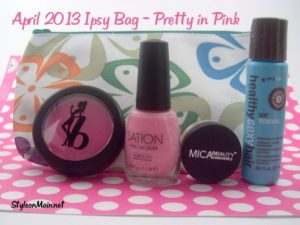 April Ipsy Bag | Pretty In Pink