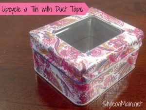 Upcycled Duct Tape Box DIY Project
