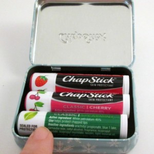 Collectable Chapstick Holiday Tins