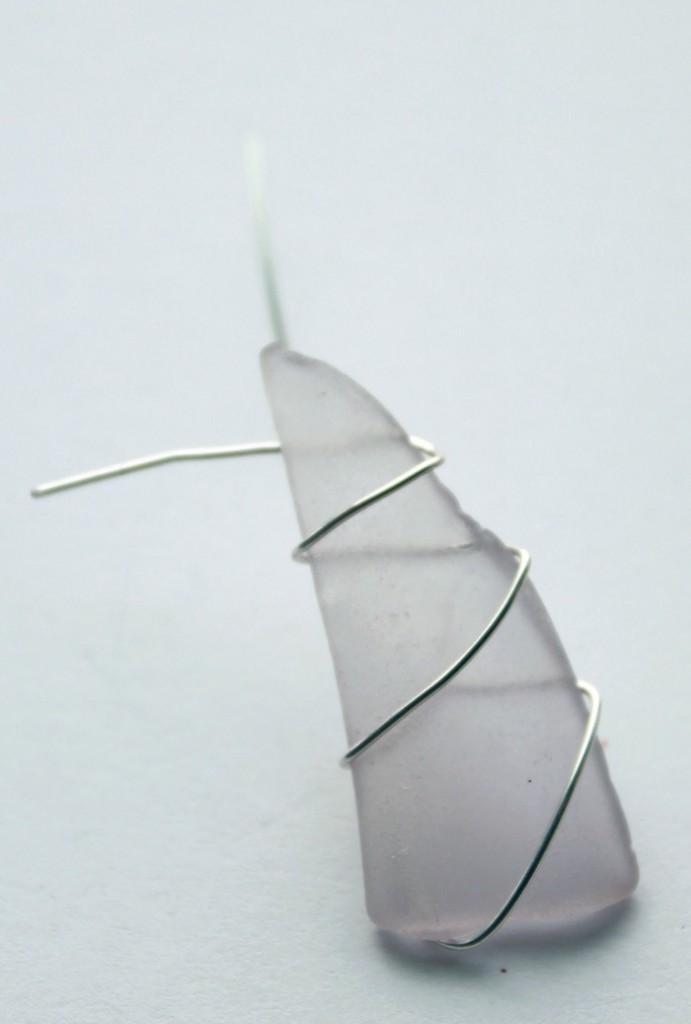 How to Make a Wire Wrapped Beach Glass Pendant