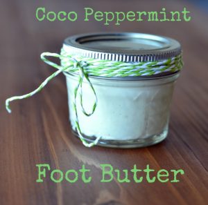 Coco Peppermint DIY Foot Balm Recipe