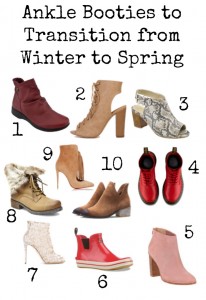 10 Awesome Booties that Transition from Winter to Spring