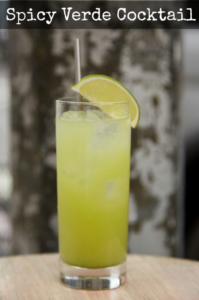 Try this Sweet and Spicy Verde Cocktail This Weekend