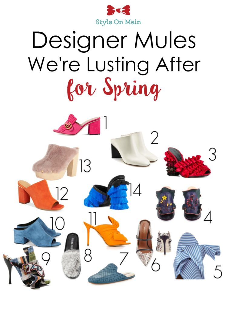 14 Designer High End Mules that We’re Lusting After for Spring