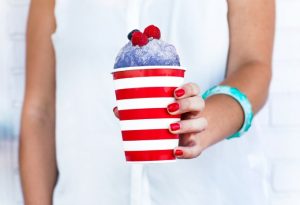 Alcoholic Boozy Berry Snow Cones Recipe for Summer