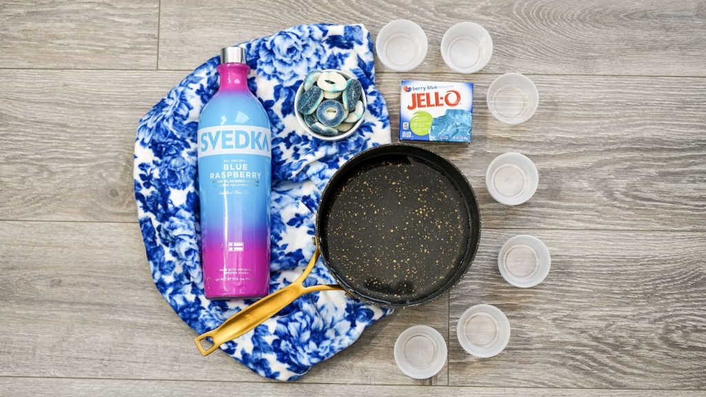 Blue Raspberry Jello Shots