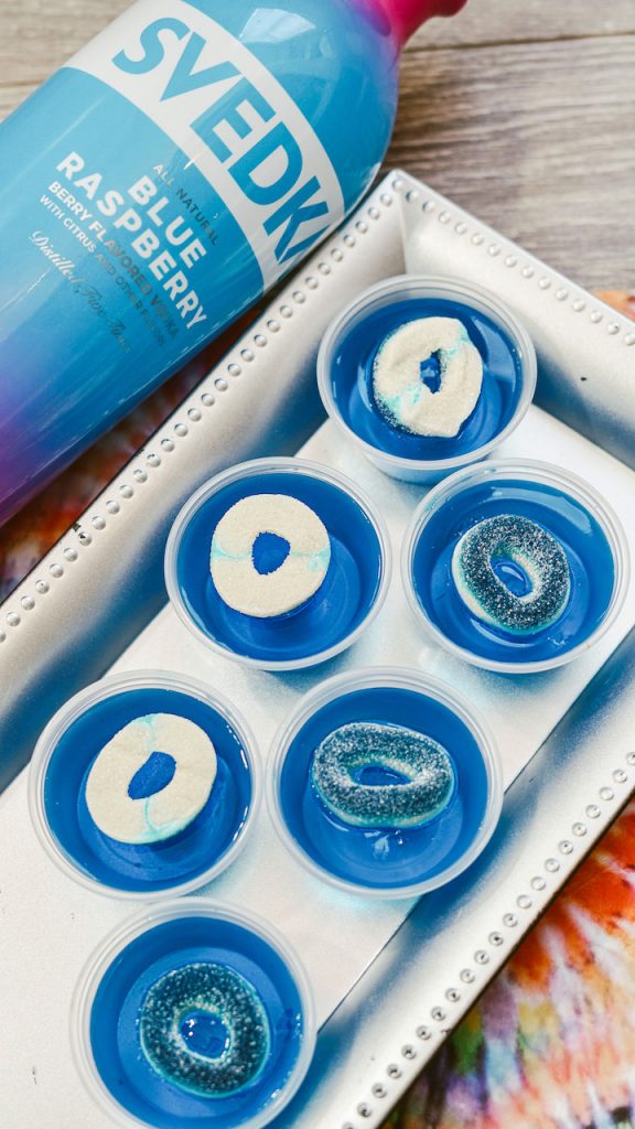 Blue Raspberry Jello Shots