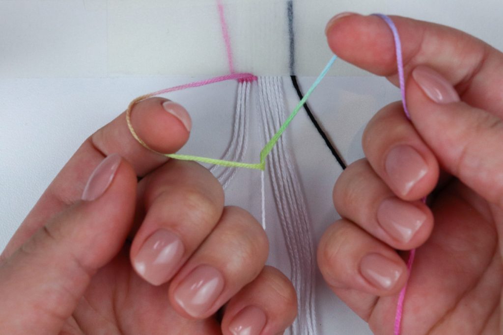 How to Make a Vertical Wave Friendship Bracelet