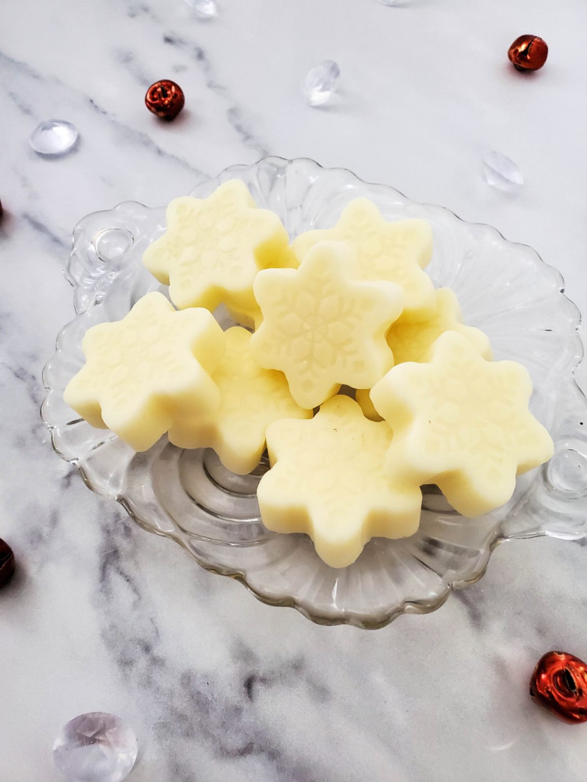 DIY Snowflake Lotion Bars