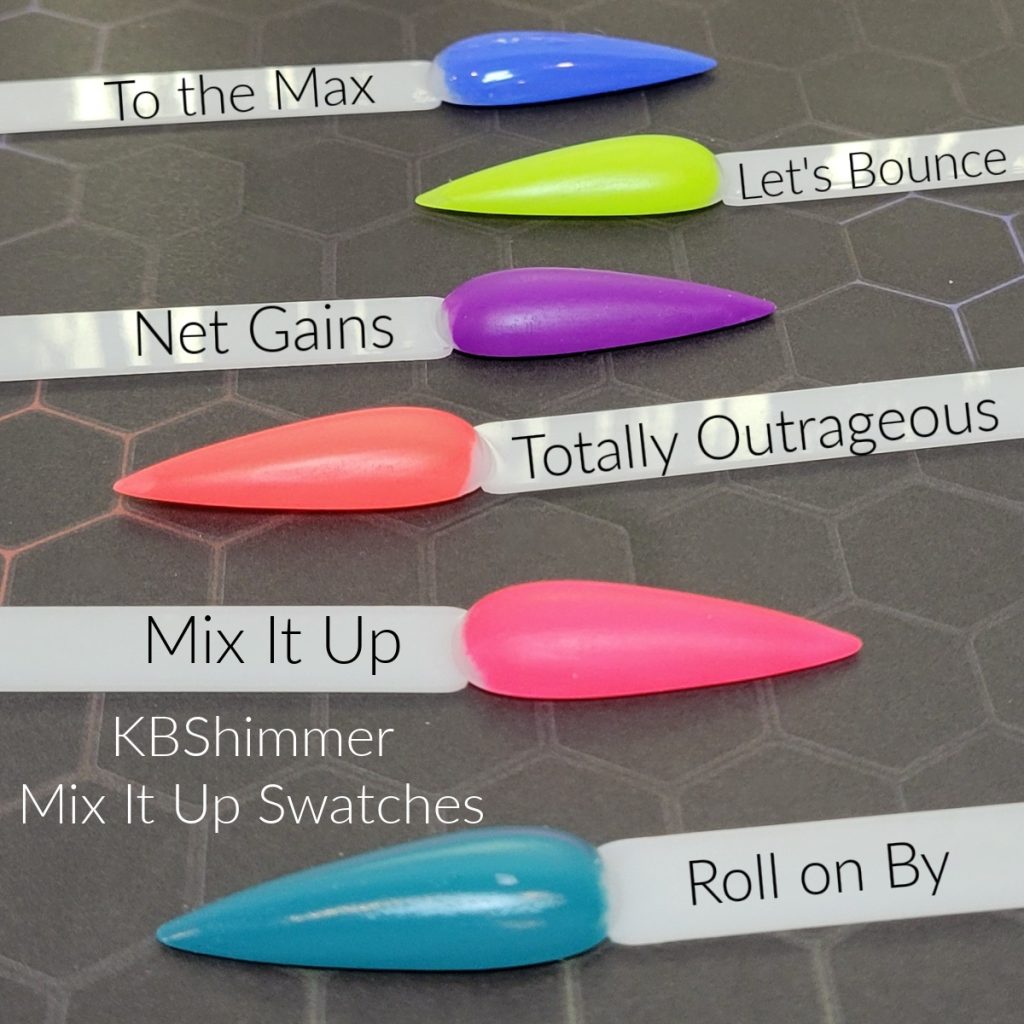 KBShimmer Mix It Up Nail Polish Review and Swatches