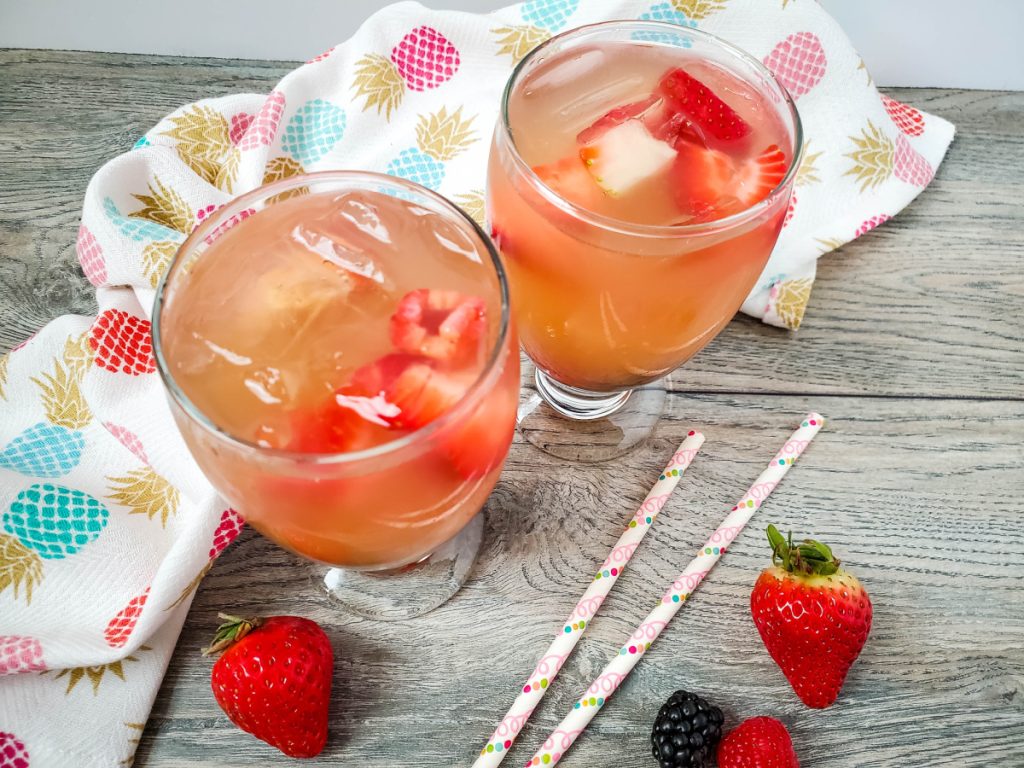 Refreshing Mixed Berry Brandy Sangria
